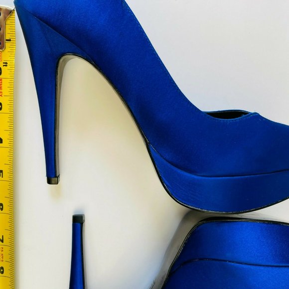 Nina | Shoes | Platforms Nina New York Blue Pointy Toe Formal High ...